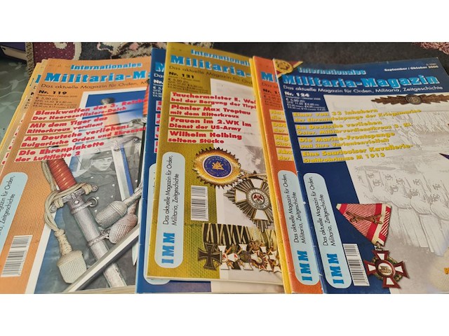 Militaria-magazine , 18 brojeva , od 107 do 124
