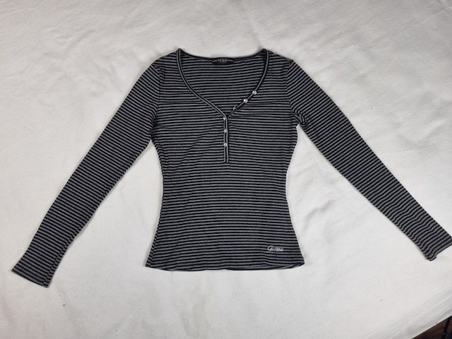 Guess original bluza rebrasti pamuk, kao nova