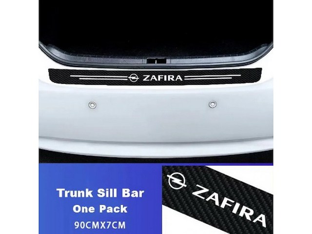 Stiker za branik automobila - karbon ZAFIRA (OPEL)