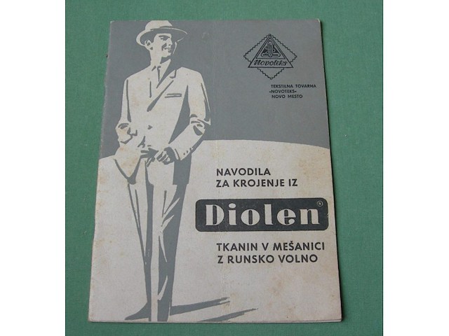 Diolen, Novoteks, navodila za krojenje, SFRJ