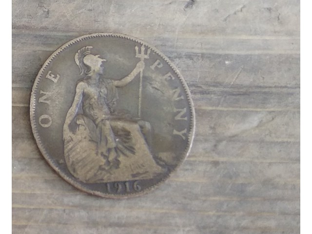 GREAT BRITAIN 1 PENNY 1916