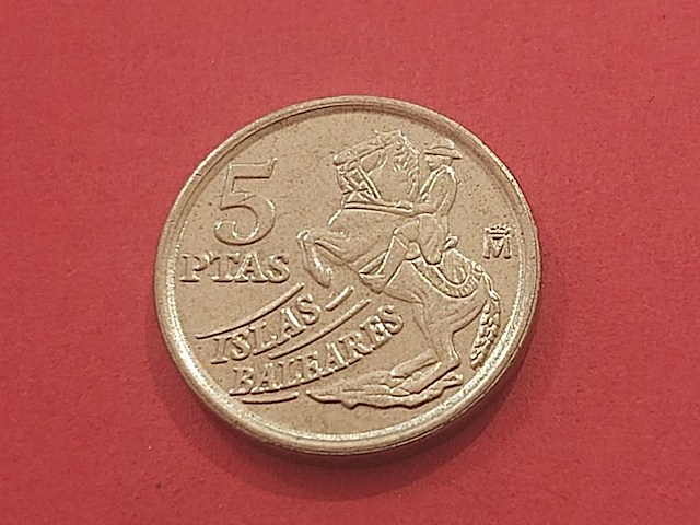 Španija  - 5 pesetas 1997 god Balearska Ostrva