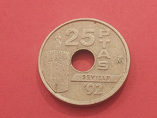 Španija  - 25 pesetas 1992 god Sevilla `92