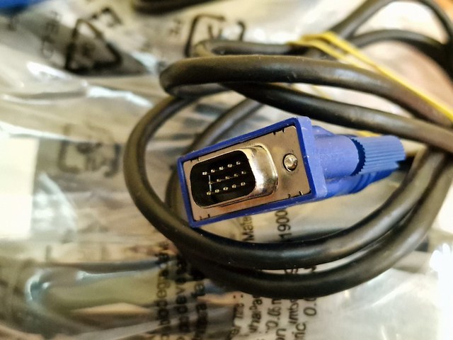 Kabl VGA muško-muški 2 x 15 pin