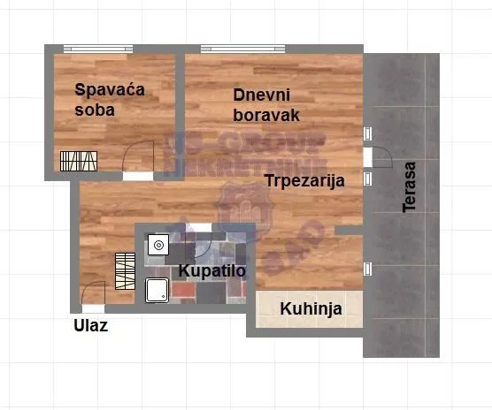 Prodaja, stan, 42m2, Petrovaradin, Novi Sad