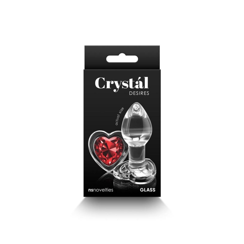 Crystal - Desires - Red Heart - Small 281079