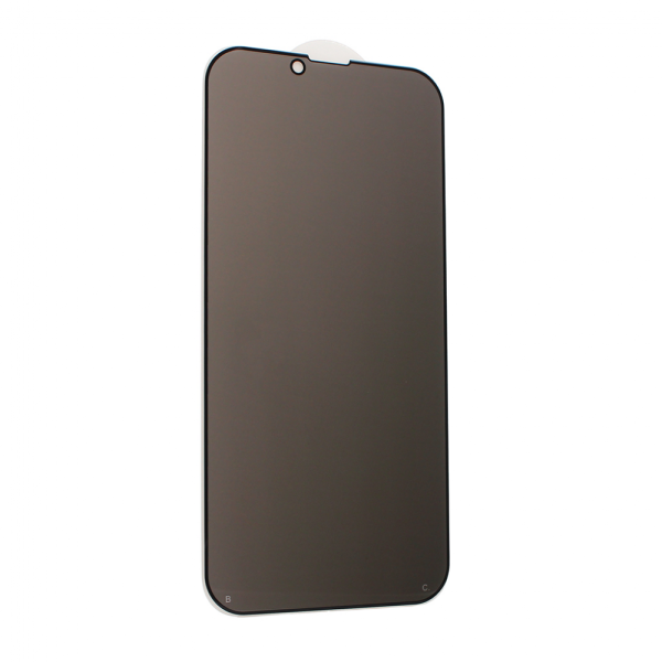 Tempered Glass Privacy 2.5D full glue za iPhone 13 Pro Max 6.7 crni