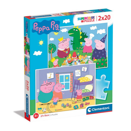Rappelkist slagalice puzle Peppa Prase 2x20 24778 ( 247783 )