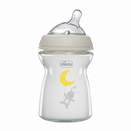 Chicco nf staklena flašica,250ml,silikon, 0+m ( A073736 )