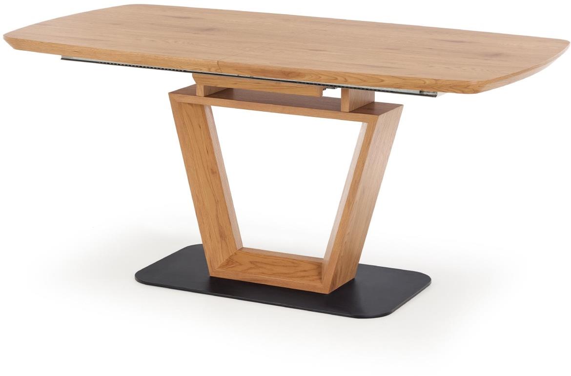 Blacki Table 160/220 Mdf/celik - zlatni hrast/crni