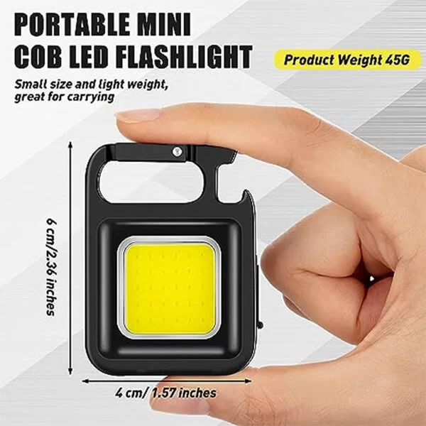 Mini cob led privezak za ključeve