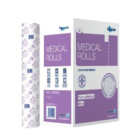 Paperblu medicinska rolna 80m