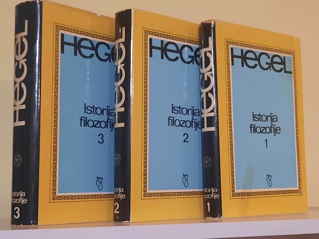 Hegel - Istorija filozofije (1-3)