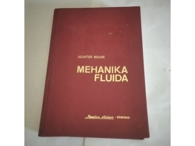 Mehanika fluida,Hunter Rouse