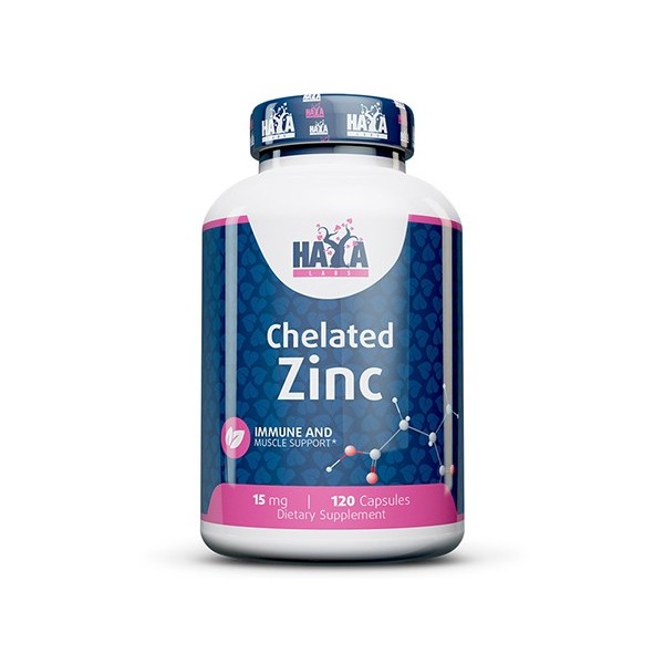 HAYA Chelated Zinc 15 mg (Cink helirani) - 120 kapsula