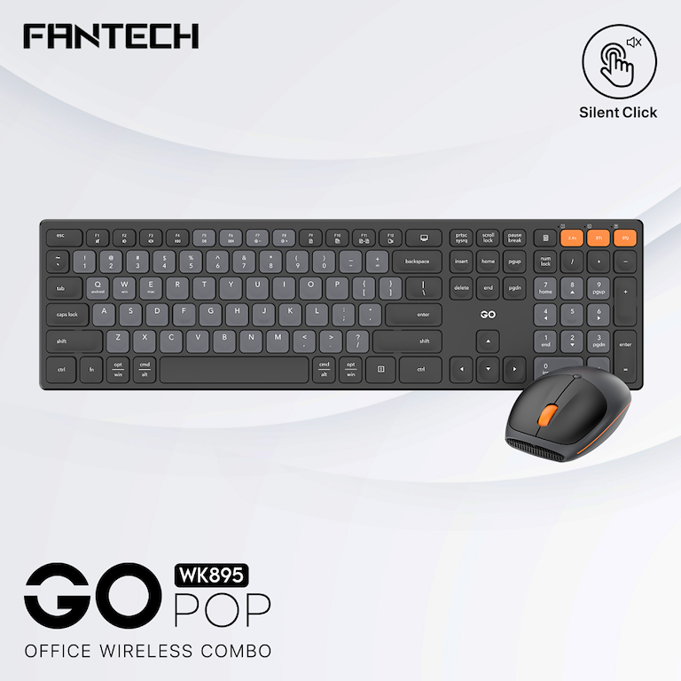 Combo mis tastatura wireless Fantech WK-895 crni