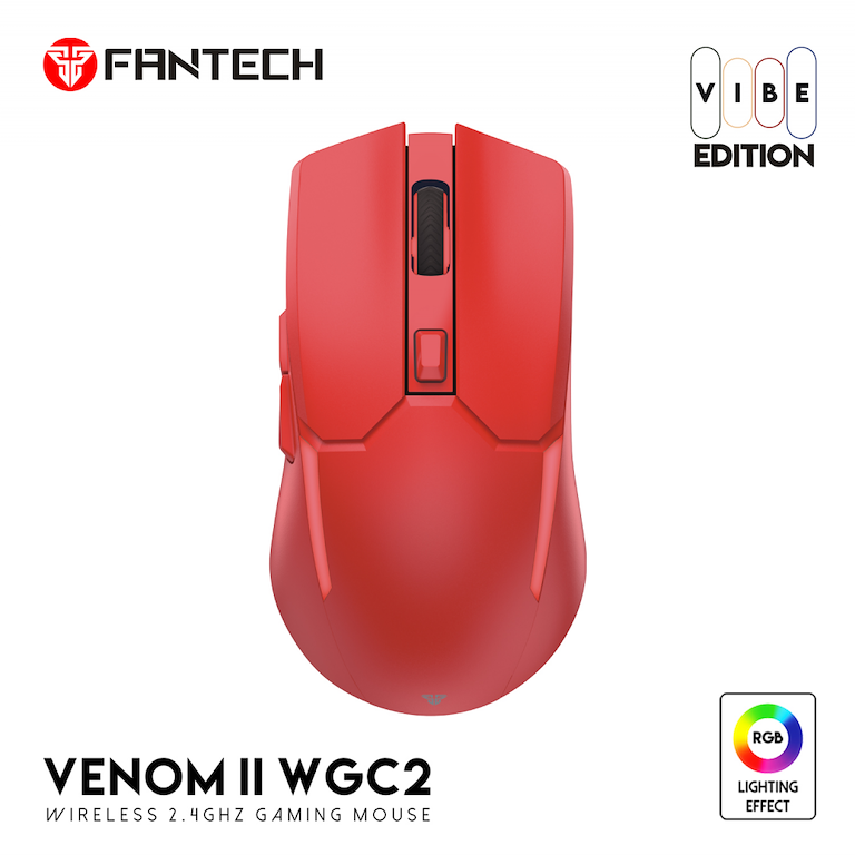 Mis Wireless Gaming Fantech WGC2 Venom II crveni