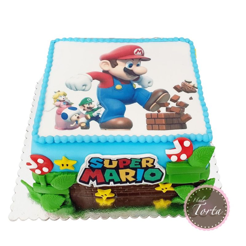 Torta Super Mario jestiva slika