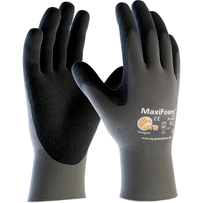 34-900 MaxiFoam sivo-crne rukavice