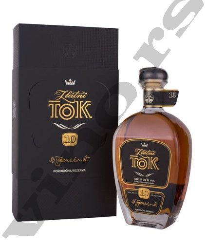 Zlatni TOK Rakija od Šljiva 10YO Gift Box