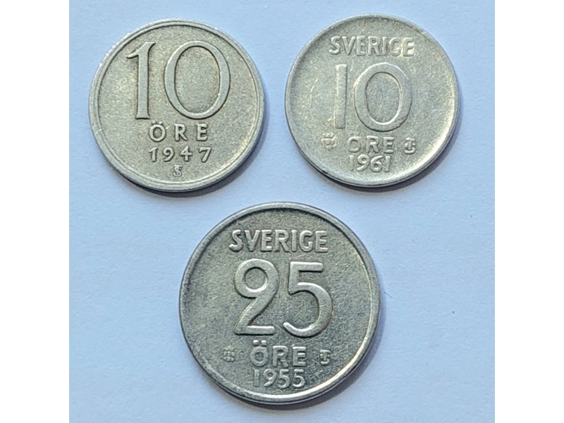 Švedska - 3 X Ore