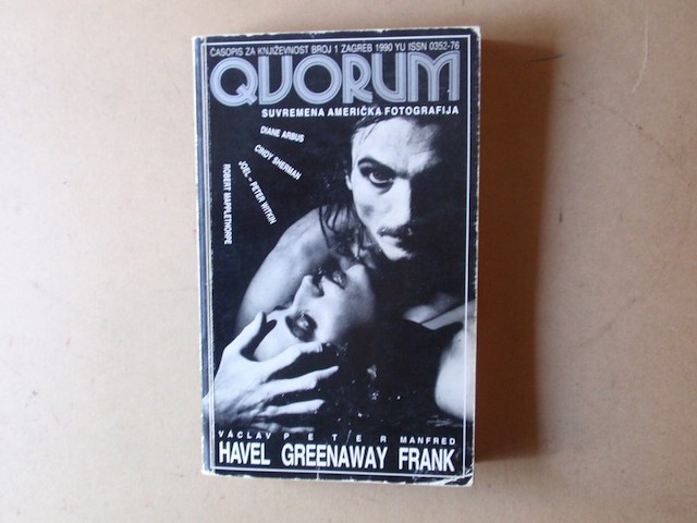 QUORUM  1 / 1990 - Časopis za književnost