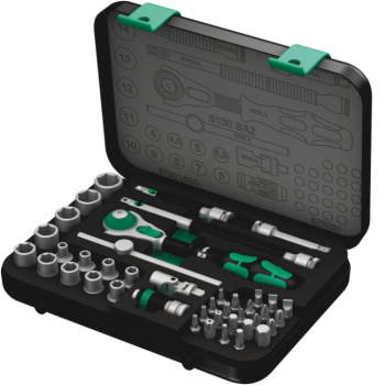 Wera set gedora 1/4" metrički 42/1 05003533001