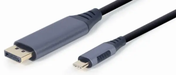 USB Kabl CC-USB3C-DPF-01-6 Type-C to DisplayPort muški adapter sivi