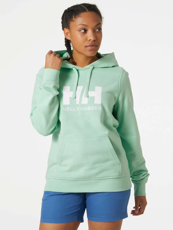 HELLY HANSEN Ženski duks W HH LOGO zeleni