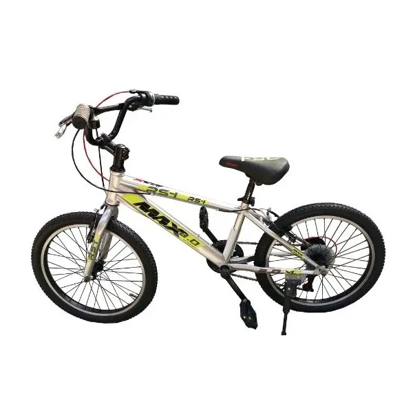 MAXBIKE Bicikl za dečake RS-1 silver 20" srebrno-žuti