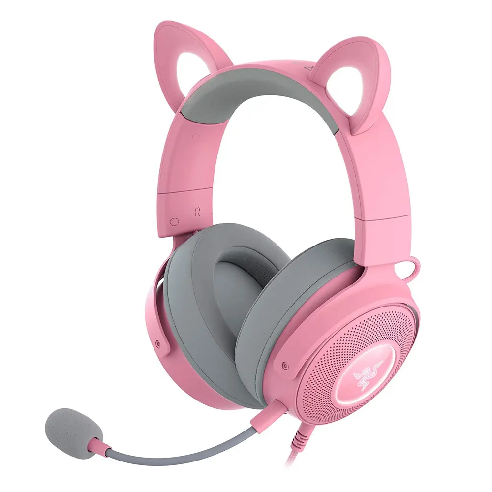 RAZER Gaming slušalice Kraken Kitty V2 Pro - Wired RGB roze