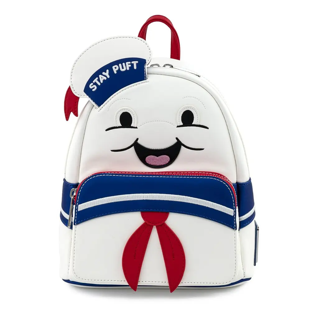 LOUNGEFLY Ranac za dečake Ghostbusters Stay Puft Marsmallow Man Mini beli