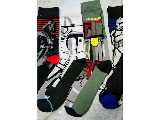 Star Wars čarape u tri boje