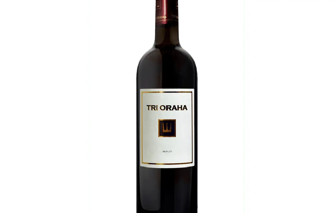 TRI ORAHA Merlot crveno vino 0.75l