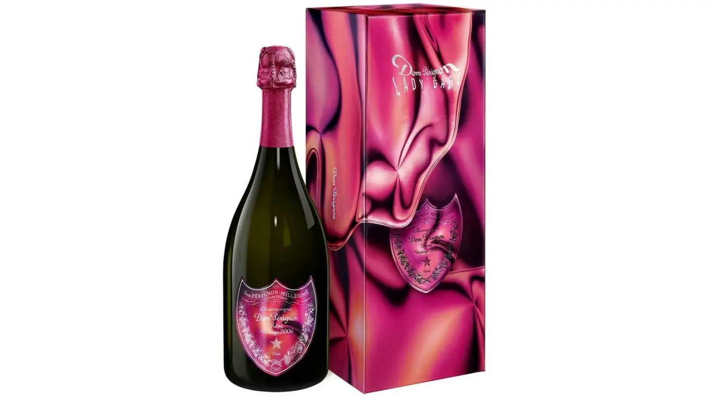 DOM PERIGNON Rose Lady Gaga Limited Edition penušavo vino 2006 0.75l