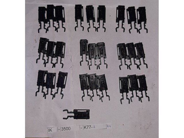 Lot, plastični adapter za kraj nosača metlice brisača,