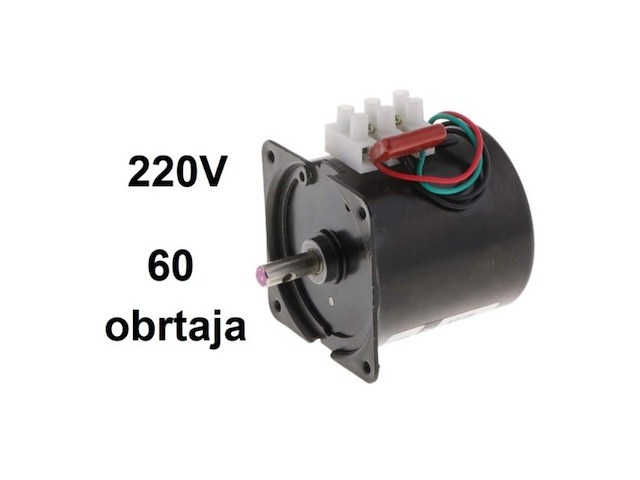 Elektromotor sa reduktorom - 220V - 60 obrtaja - 28W