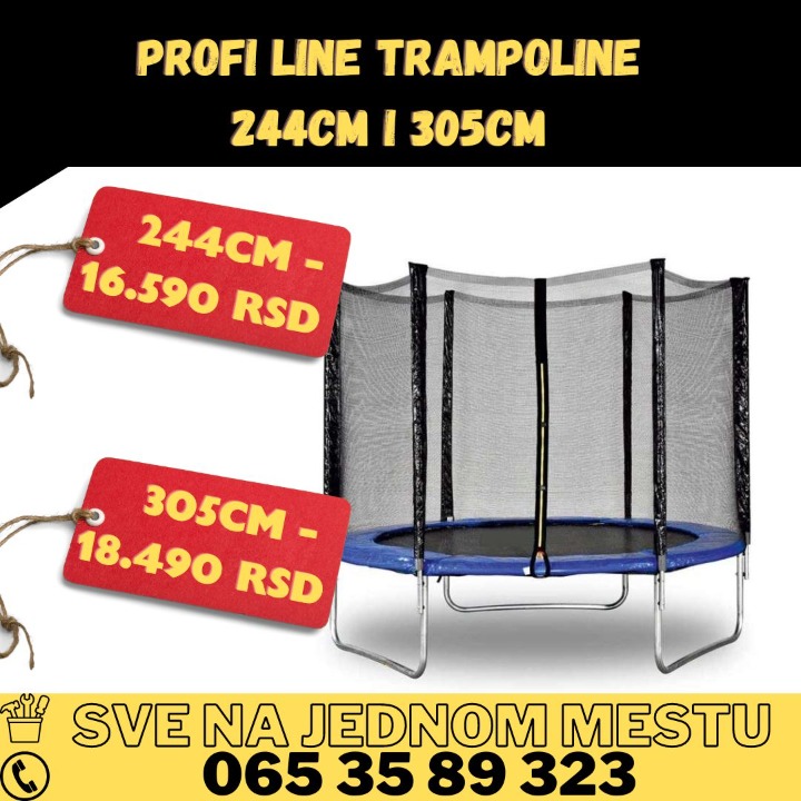 Profi line trampoline