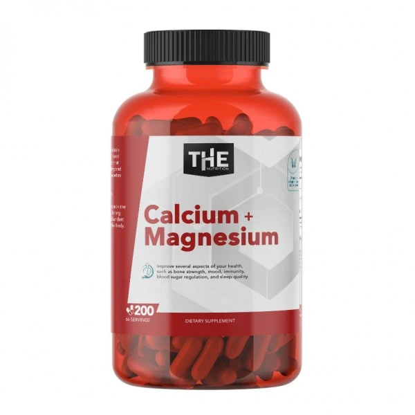 Calcium + Magnesium 200cap – THE Nutrition