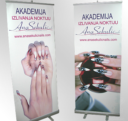 Izrada reklama, roll-up banera, mash, pvc, cerada