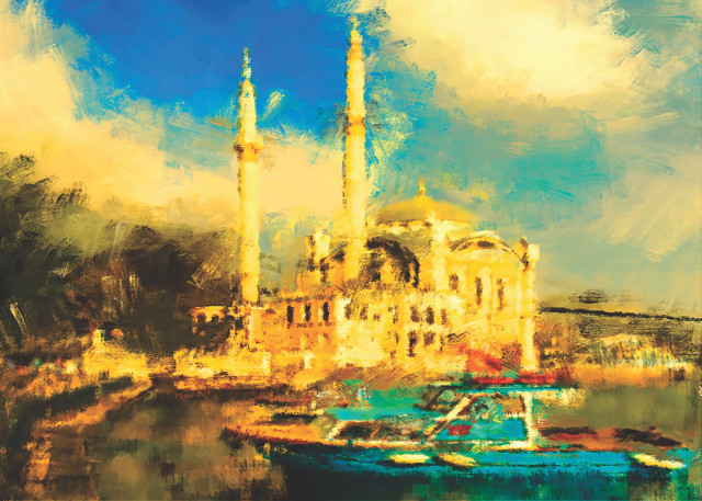 Istanbul, uramljena slika 40x50cm, 50x70cm i 70x100cm