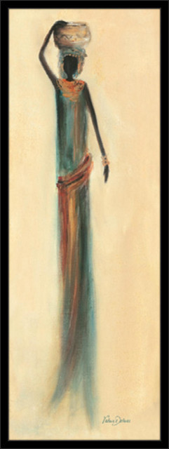 Arabeska Jamila, uramljena slika 30 x 70 cm