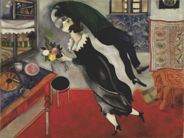 Marc Chagall, Birthday 1915., uramljena slika dimenzije 40x50cm