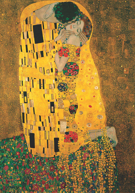 The Kiss, G. Klimt, uramljena slika 70x100cm