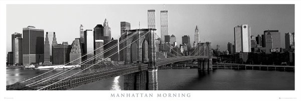 Manhattan morning, uramljena slika