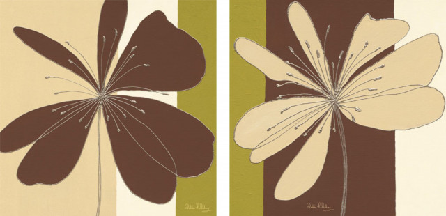 Chocolate flower, uramljena slika 50x50cm komplet od dve slike