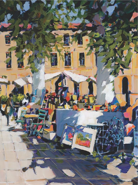 Antique market, uramljena slika 30x40cm i 40x50cm