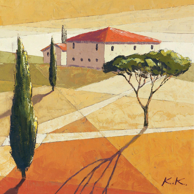 Capo di Monte, uramljena slika 50x50cm