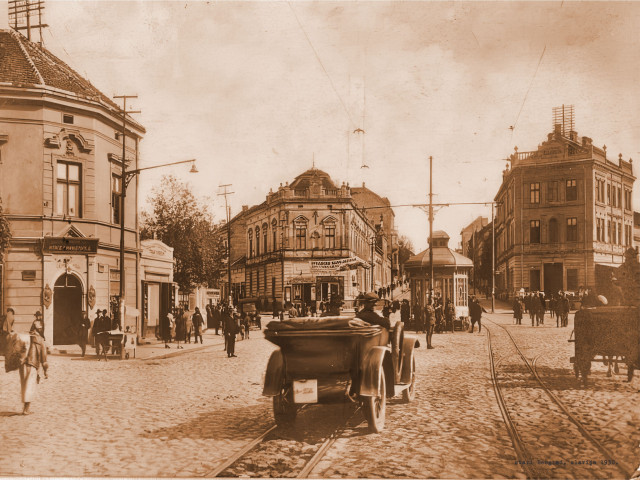 Stari Beograd, slavija 1930., uramljena slika 30x40cm i 40x50cm