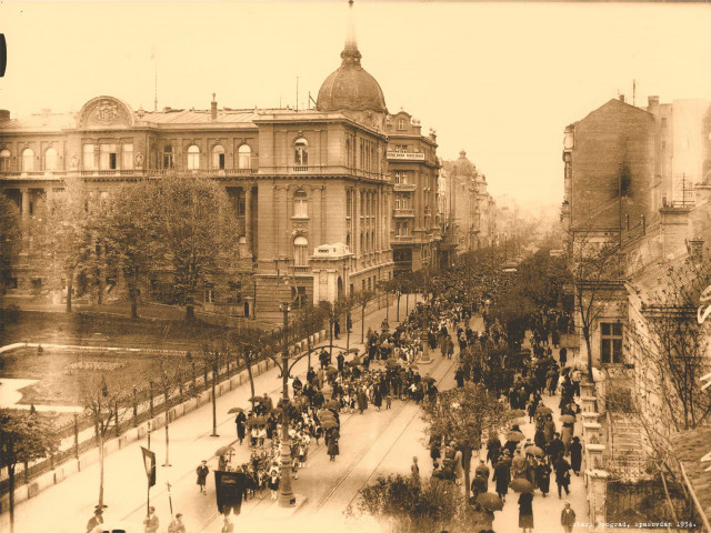 Stari Beograd Spasovdan 1934., uramljena slika 30x40cm i 40x50cm